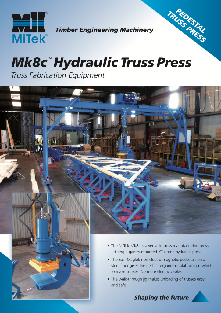 MK8C Truss Press Brochure - MiTek UK and Ireland