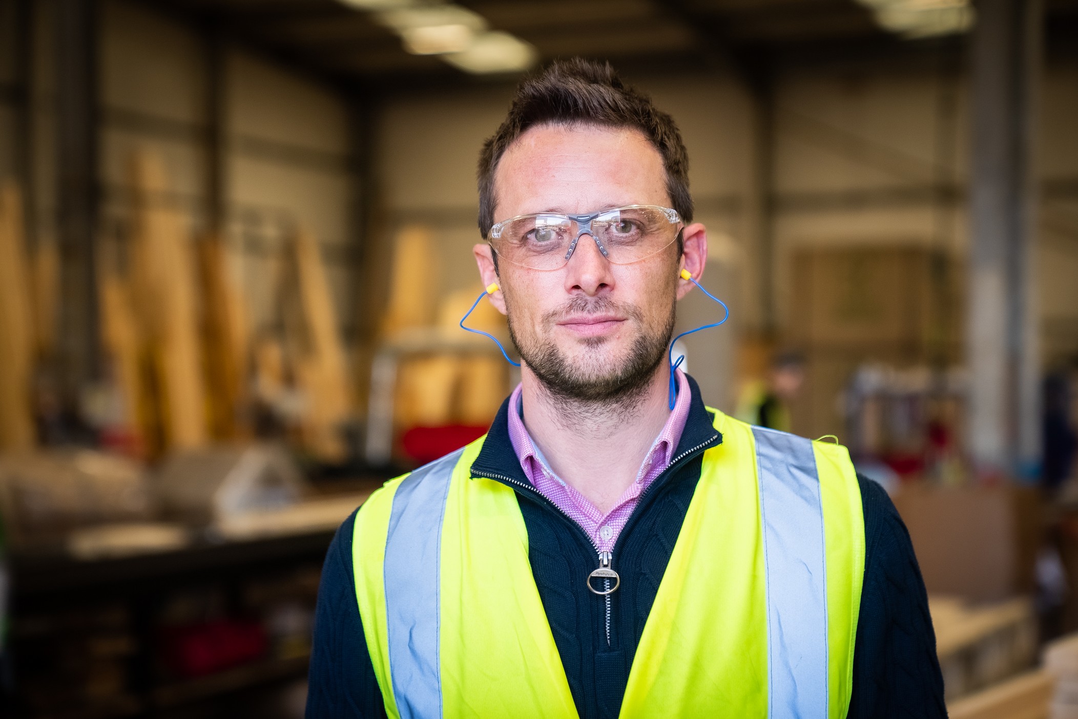 Tim Garner inside Black Chapel - MiTek UK and Ireland